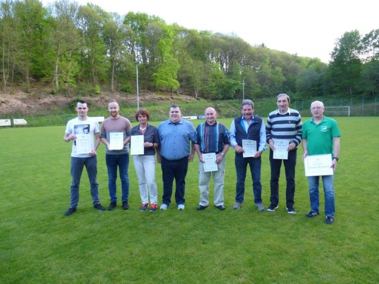 Jubilare 2017 | FC Eiche Sippersfeld e.V.
